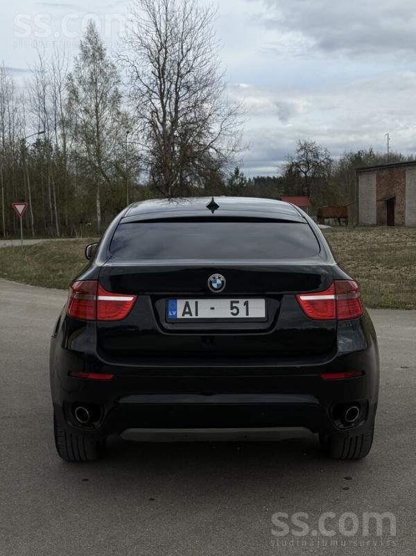 Melns BMW X6 2008 Krāslava, ar dzinēja tilpumu 3.00 L un nobraukumu 233 tūkst. km par 10500 €, foto 5 vietnē AUTOMOTO.COM.LV