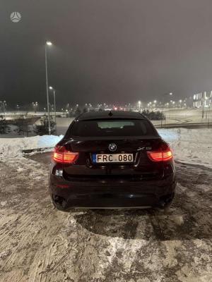 Black BMW X6 2008 in Vilnius, with an engine capacity of 2.99 L and mileage of 350 thousand km for 10999 €, photo 5 on AUTOMOTO.COM.LV