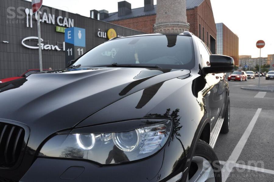 Melns BMW X6 2008 Jūrmala, ar dzinēja tilpumu 3.50 L un nobraukumu 356 tūkst. km par 12500 €, foto 6 vietnē AUTOMOTO.COM.LV
