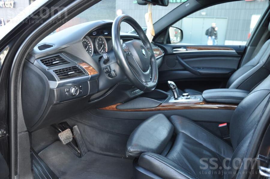 Melns BMW X6 2008 Jūrmala, ar dzinēja tilpumu 3.50 L un nobraukumu 356 tūkst. km par 12500 €, foto 26 vietnē AUTOMOTO.COM.LV