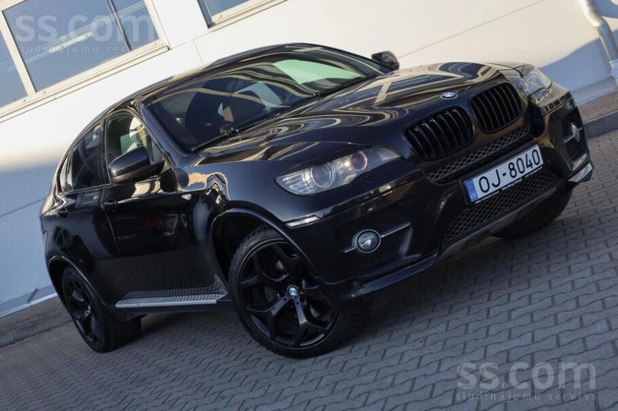 Melns BMW X6 2009 Rīga, ar dzinēja tilpumu 3.00 L un nobraukumu 0 tūkst. km par 10995 €, foto 5 vietnē AUTOMOTO.COM.LV