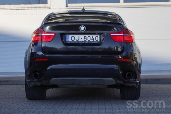 Black BMW X6 2009 in Riga, with an engine capacity of 3.00 L and mileage of 0 thousand km for 10995 €, photo 7 on AUTOMOTO.COM.LV