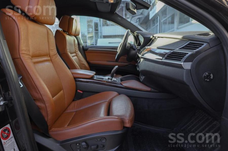 Melns BMW X6 2009 Rīga, ar dzinēja tilpumu 3.00 L un nobraukumu 0 tūkst. km par 10995 €, foto 20 vietnē AUTOMOTO.COM.LV