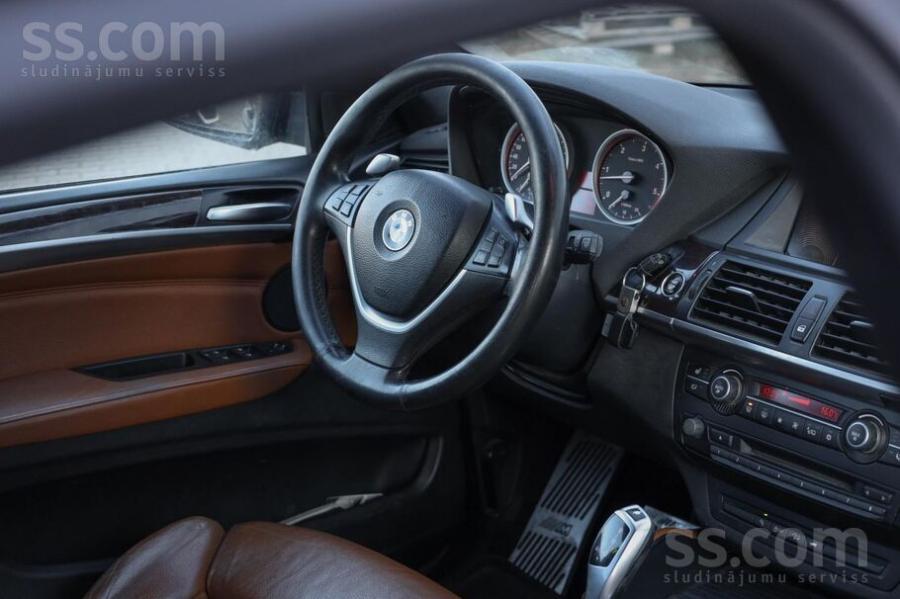 Melns BMW X6 2009 Rīga, ar dzinēja tilpumu 3.00 L un nobraukumu 0 tūkst. km par 10995 €, foto 23 vietnē AUTOMOTO.COM.LV