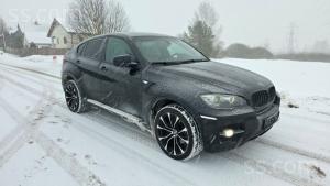 Melns BMW X6 2009 Rīga, ar dzinēja tilpumu 3.00 L un nobraukumu 350 tūkst. km par 10350 €, foto  vietnē AUTOMOTO.COM.LV