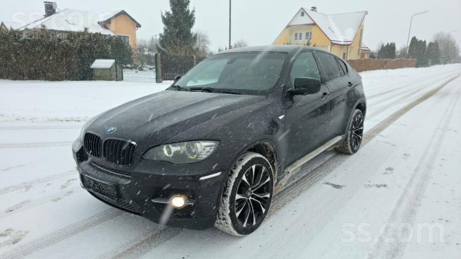 Melns BMW X6 2009 Rīga, ar dzinēja tilpumu 3.00 L un nobraukumu 350 tūkst. km par 10350 €, foto 2 vietnē AUTOMOTO.COM.LV
