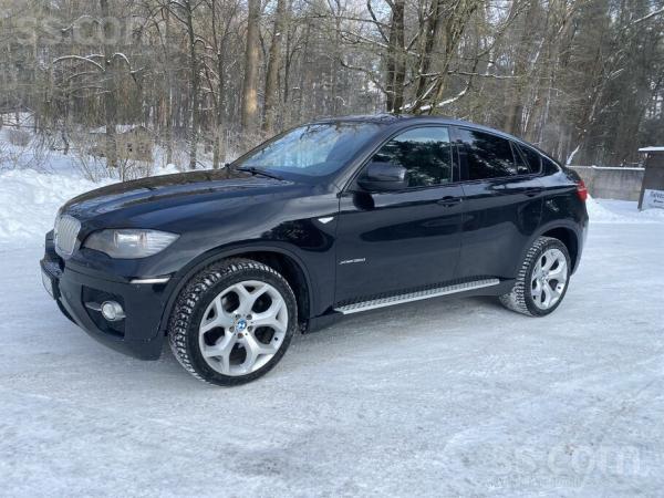 Black BMW X6 2009 in Riga, with an engine capacity of 3.00 L and mileage of 0 thousand km for 10900 €, photo 1 on AUTOMOTO.COM.LV
