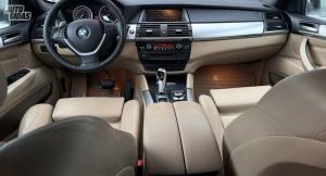 Black BMW X6 2009 in Klaipeda, with an engine capacity of 3.00 L and mileage of 299 thousand km for 9800 €, photo 15 on AUTOMOTO.COM.LV