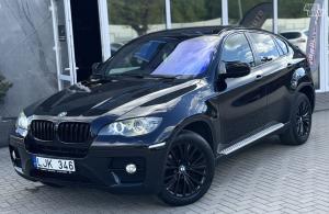 Черный БМВ Х6 2009 в Радвилишкис, объемом двигателя 3.00 л и пробегом 278 тыс. км за 12650 €, фото  на AUTOMOTO.COM.LV
