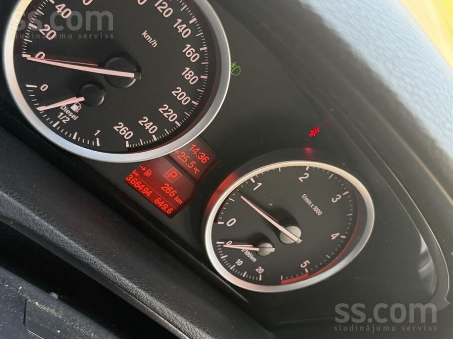 Black BMW X6 2009 in Riga, with an engine capacity of 3.00 L and mileage of 366 thousand km for 11498 €, photo 14 on AUTOMOTO.COM.LV