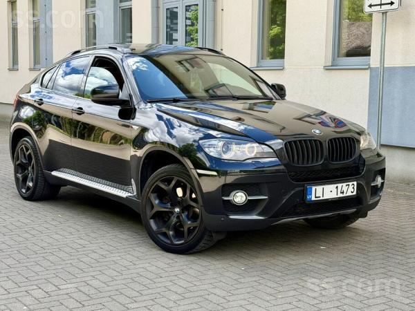 Black BMW X6 2009 in Jelgava, with an engine capacity of 3.00 L and mileage of 301 thousand km for 9900 €, photo 1 on AUTOMOTO.COM.LV