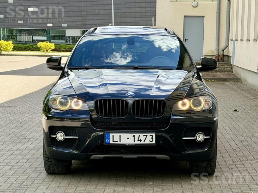 Черный БМВ Х6 2009 в Елгава, объемом двигателя 3.00 л и пробегом 301 тыс. км за 9900 €, фото 6 на AUTOMOTO.COM.LV