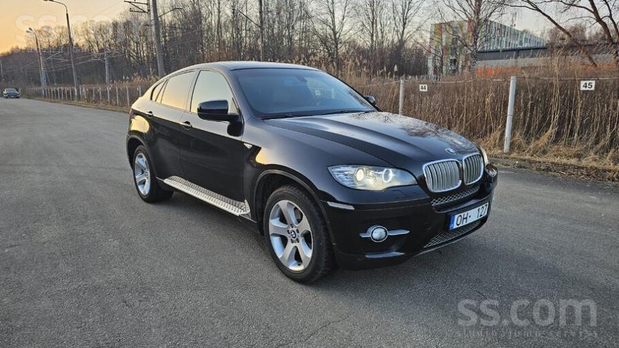 Black BMW X6 2009 in Riga, with an engine capacity of 3.00 L and mileage of 522 thousand km for 8600 €, photo 3 on AUTOMOTO.COM.LV