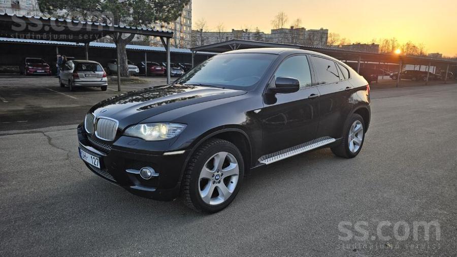 Black BMW X6 2009 in Riga, with an engine capacity of 3.00 L and mileage of 522 thousand km for 8600 €, photo 5 on AUTOMOTO.COM.LV