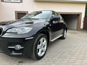 Melns BMW X6 2009 Viļņa, ar dzinēja tilpumu 2.99 L un nobraukumu 320 tūkst. km par 9500 €, foto  vietnē AUTOMOTO.COM.LV