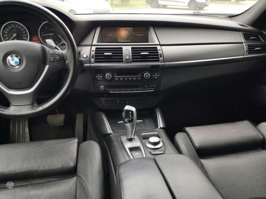 Черный БМВ Х6 2009 в Каунас, объемом двигателя 3.00 л и пробегом 264 тыс. км за 9700 €, фото 15 на AUTOMOTO.COM.LV