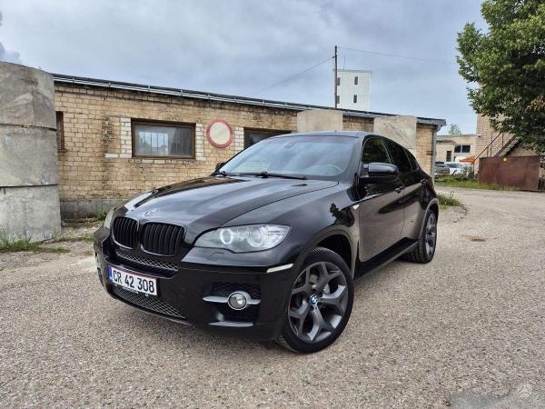 Black BMW X6 2009 in Utena, with an engine capacity of 2.98 L and mileage of 181 thousand km for 10490 €, photo 1 on AUTOMOTO.COM.LV