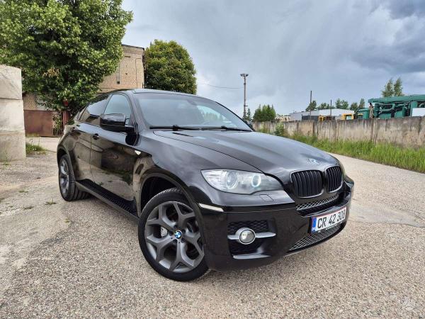 Black BMW X6 2009 in Utena, with an engine capacity of 2.98 L and mileage of 181 thousand km for 10490 €, photo 2 on AUTOMOTO.COM.LV