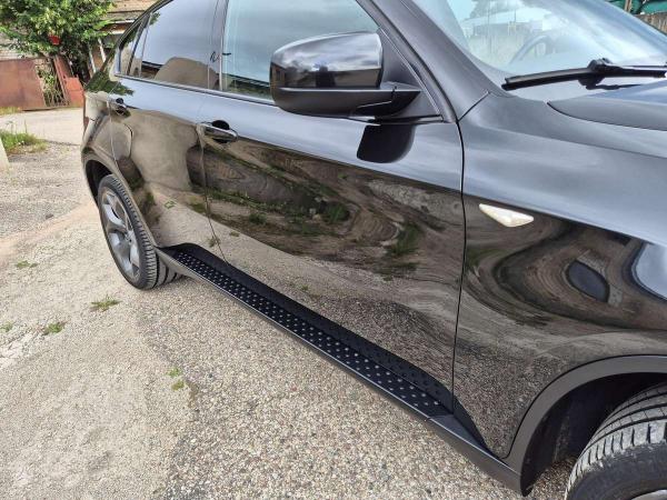 Black BMW X6 2009 in Utena, with an engine capacity of 2.98 L and mileage of 181 thousand km for 10490 €, photo 7 on AUTOMOTO.COM.LV