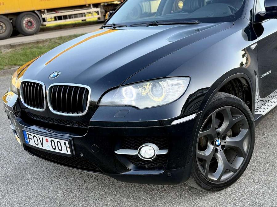 Black BMW X6 2009 in Radviliskis, with an engine capacity of 3.00 L and mileage of 317 thousand km for 7900 €, photo 12 on AUTOMOTO.COM.LV