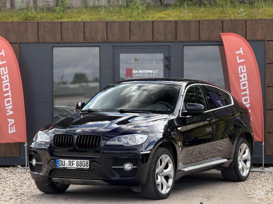 Black BMW X6 2009 in Vilnius, with an engine capacity of 2.99 L and mileage of 288 thousand km for 11400 €, photo 1 on AUTOMOTO.COM.LV