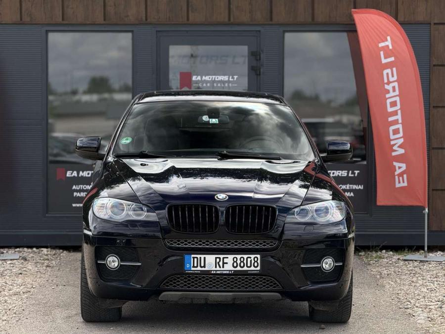 Black BMW X6 2009 in Vilnius, with an engine capacity of 2.99 L and mileage of 288 thousand km for 11400 €, photo 3 on AUTOMOTO.COM.LV