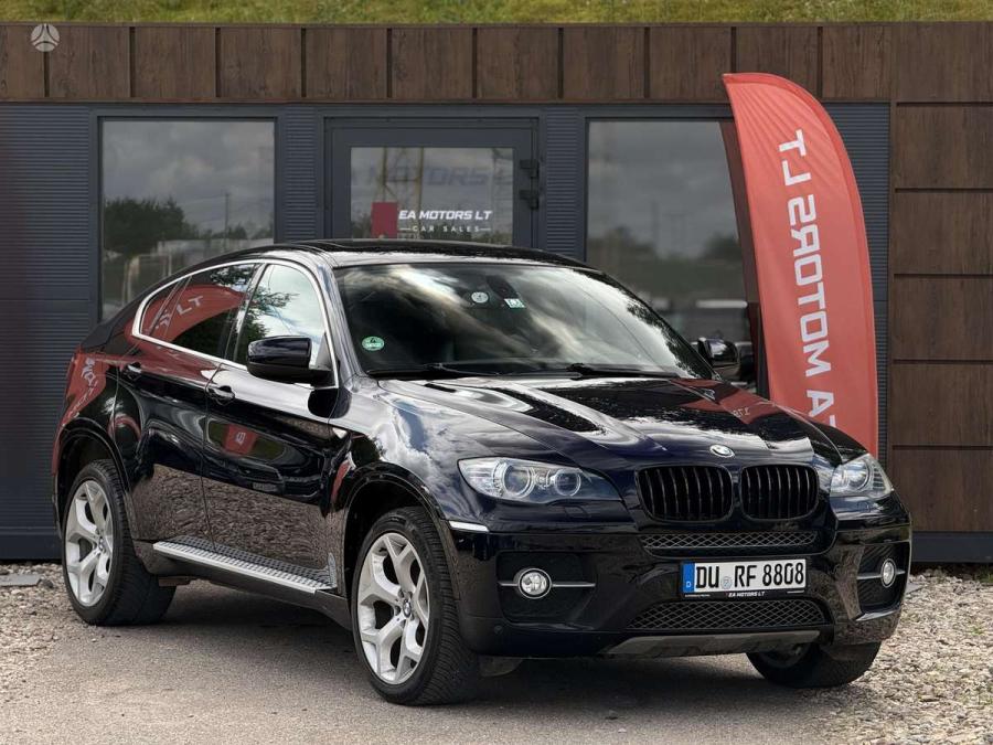 Black BMW X6 2009 in Vilnius, with an engine capacity of 2.99 L and mileage of 288 thousand km for 11400 €, photo 4 on AUTOMOTO.COM.LV