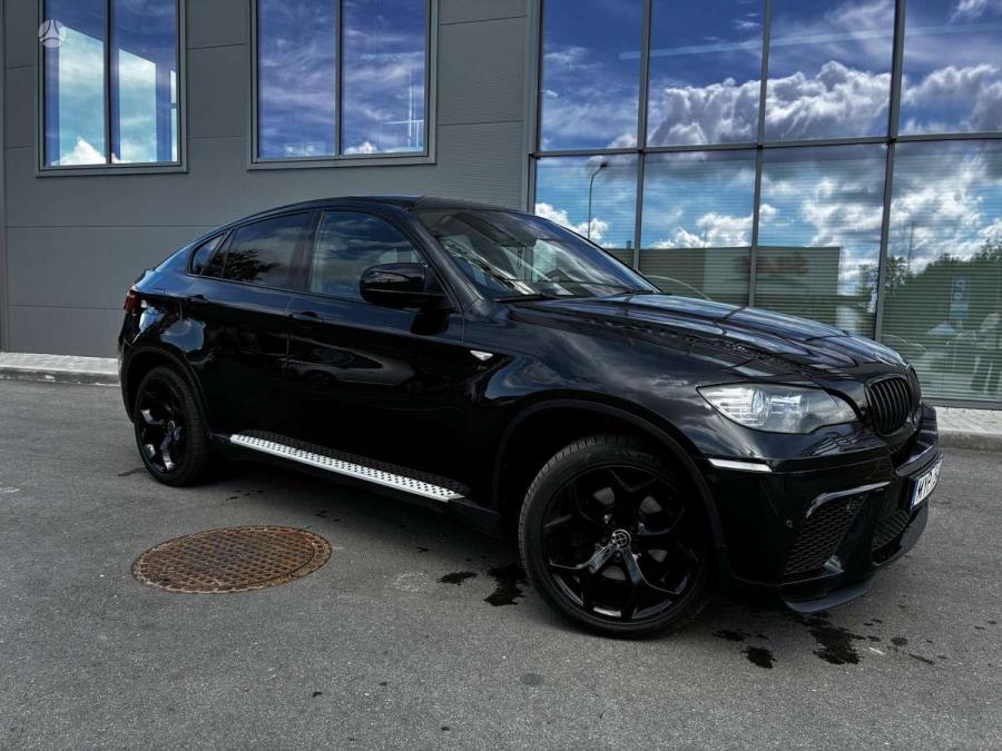 Black BMW X6 2009 in Vilnius, with an engine capacity of 2.99 L and mileage of 253 thousand km for 12100 €, photo 7 on AUTOMOTO.COM.LV