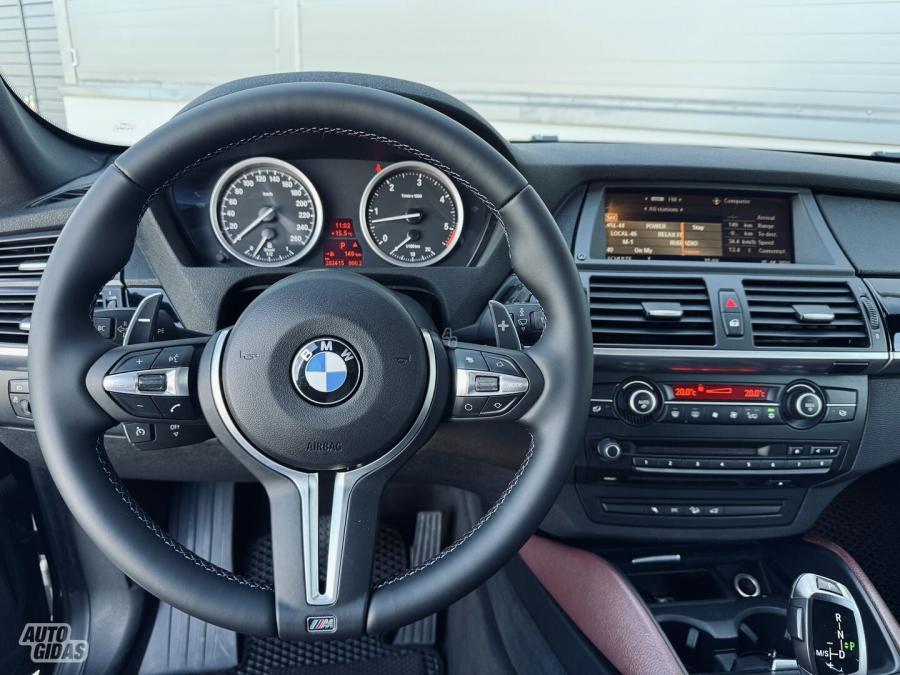 Black BMW X6 2009 in Kaunas, with an engine capacity of 3.00 L and mileage of 283 thousand km for 12100 €, photo 20 on AUTOMOTO.COM.LV
