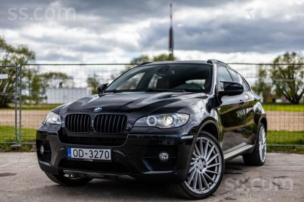 Melns BMW X6 2010 Rīga, ar dzinēja tilpumu 3.00 L un nobraukumu 264 tūkst. km par 15990 €, foto 1 vietnē AUTOMOTO.COM.LV