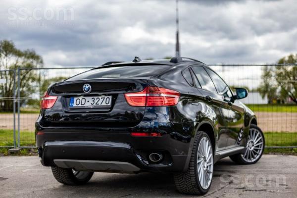Melns BMW X6 2010 Rīga, ar dzinēja tilpumu 3.00 L un nobraukumu 264 tūkst. km par 15990 €, foto 6 vietnē AUTOMOTO.COM.LV