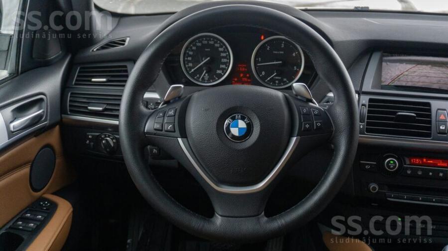 Melns BMW X6 2010 Rīga, ar dzinēja tilpumu 3.00 L un nobraukumu 228 tūkst. km par 14590 €, foto 12 vietnē AUTOMOTO.COM.LV