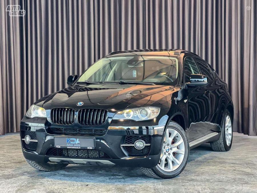 Melns BMW X6 2010 Marijampole, ar dzinēja tilpumu 3.00 L un nobraukumu 243 tūkst. km par 12350 €, foto 5 vietnē AUTOMOTO.COM.LV