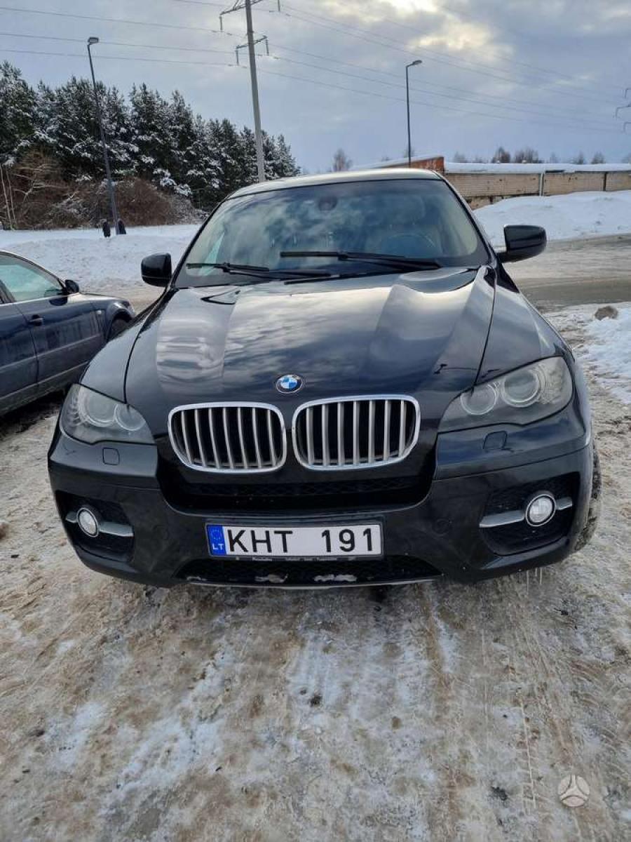 Melns BMW X6 2010 Utena, ar dzinēja tilpumu 2.99 L un nobraukumu 192 tūkst. km par 12700 €, foto 1 vietnē AUTOMOTO.COM.LV