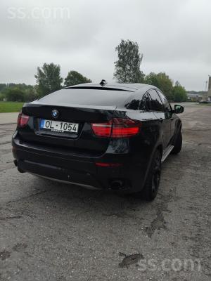 Black BMW X6 2010 in Riga, with an engine capacity of 3.00 L and mileage of 0 thousand km for 10800 €, photo 6 on AUTOMOTO.COM.LV
