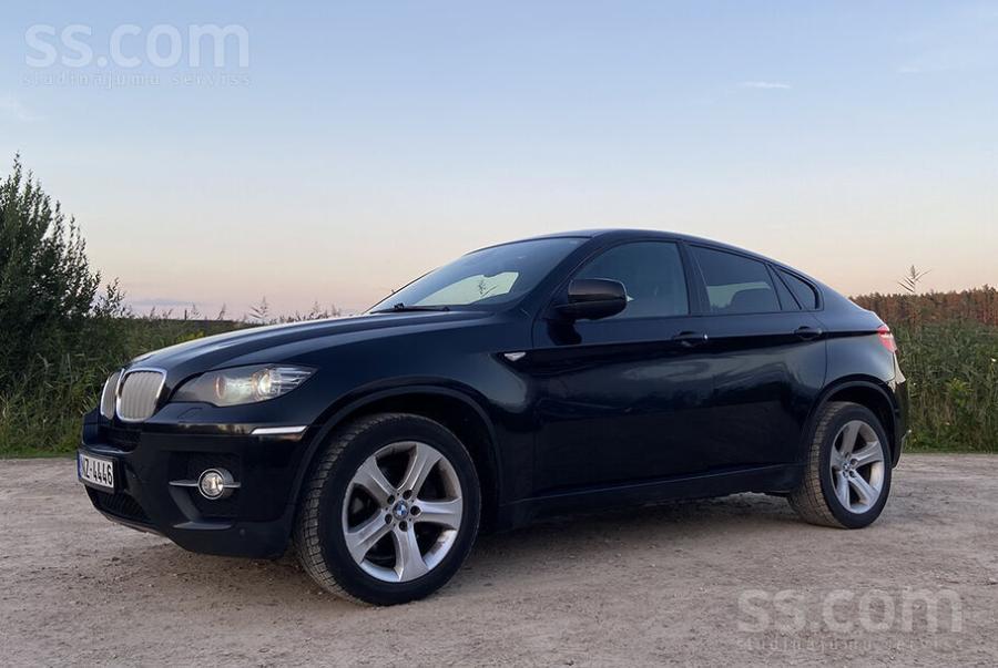 Black BMW X6 2010 in Jurmala, with an engine capacity of 3.00 L and mileage of 380 thousand km for 9900 €, photo 3 on AUTOMOTO.COM.LV