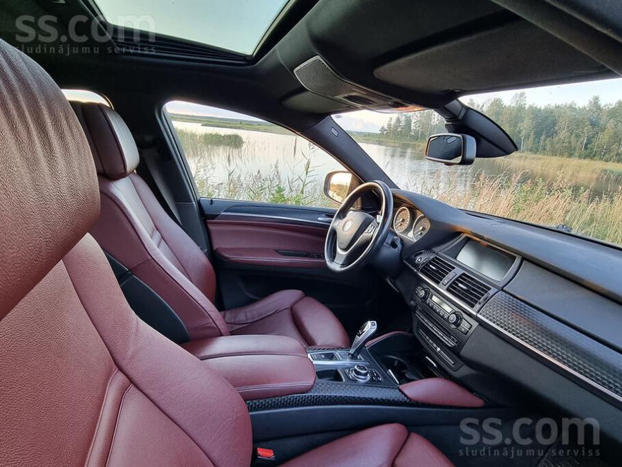 Black BMW X6 2010 in Jurmala, with an engine capacity of 3.00 L and mileage of 380 thousand km for 9900 €, photo 10 on AUTOMOTO.COM.LV