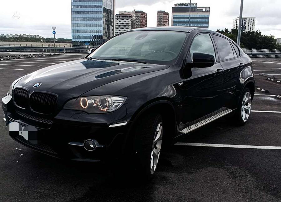 Melns BMW X6 2010 Viļņa, ar dzinēja tilpumu 2.99 L un nobraukumu 298 tūkst. km par 13000 €, foto 3 vietnē AUTOMOTO.COM.LV