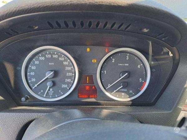 Black BMW X6 2010 in Kedainiai, with an engine capacity of 2.99 L and mileage of 147 thousand km for 11500 €, photo 8 on AUTOMOTO.COM.LV
