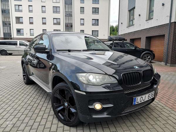 Black BMW X6 2010 in Klaipeda, with an engine capacity of 3.00 L and mileage of 254 thousand km for 9900 €, photo 6 on AUTOMOTO.COM.LV