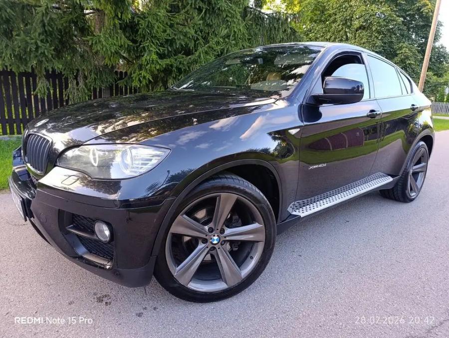 Melns BMW X6 2010 Rīga, ar dzinēja tilpumu 3.00 L un nobraukumu 300 tūkst. km par 10490 €, foto 1 vietnē AUTOMOTO.COM.LV