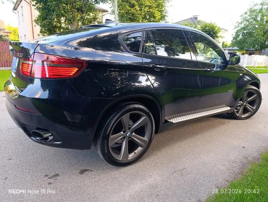 Melns BMW X6 2010 Rīga, ar dzinēja tilpumu 3.00 L un nobraukumu 300 tūkst. km par 10490 €, foto 6 vietnē AUTOMOTO.COM.LV