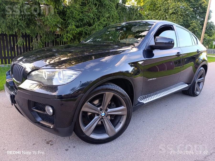 Melns BMW X6 2010 Rīga, ar dzinēja tilpumu 3.00 L un nobraukumu 315 tūkst. km par 9990 €, foto 1 vietnē AUTOMOTO.COM.LV