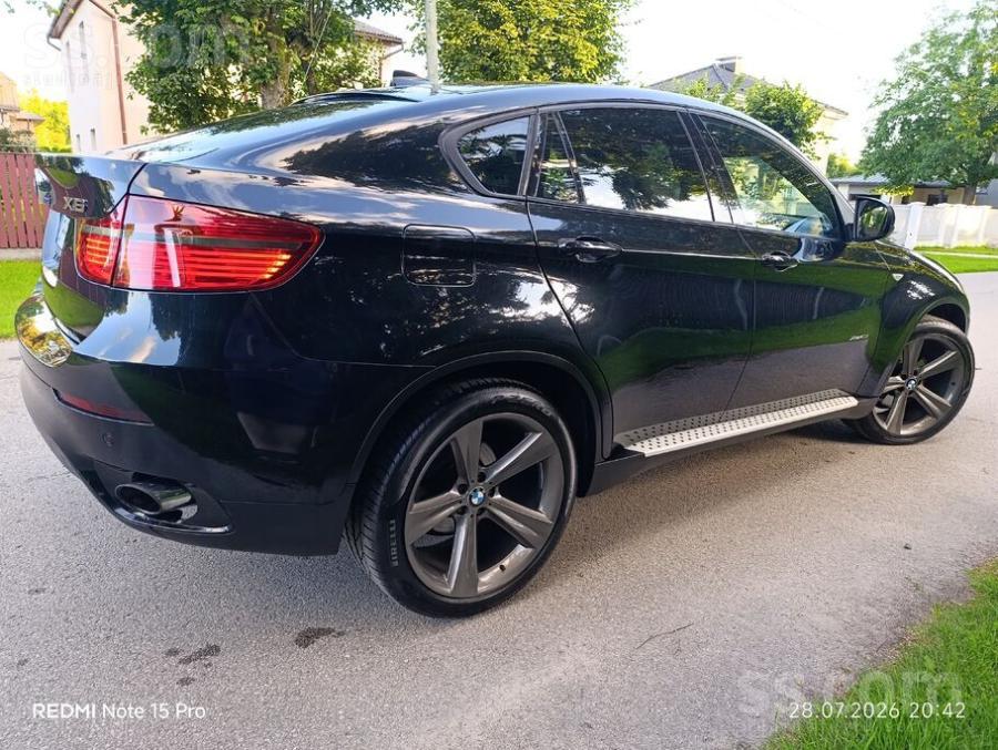 Melns BMW X6 2010 Rīga, ar dzinēja tilpumu 3.00 L un nobraukumu 315 tūkst. km par 9990 €, foto 6 vietnē AUTOMOTO.COM.LV