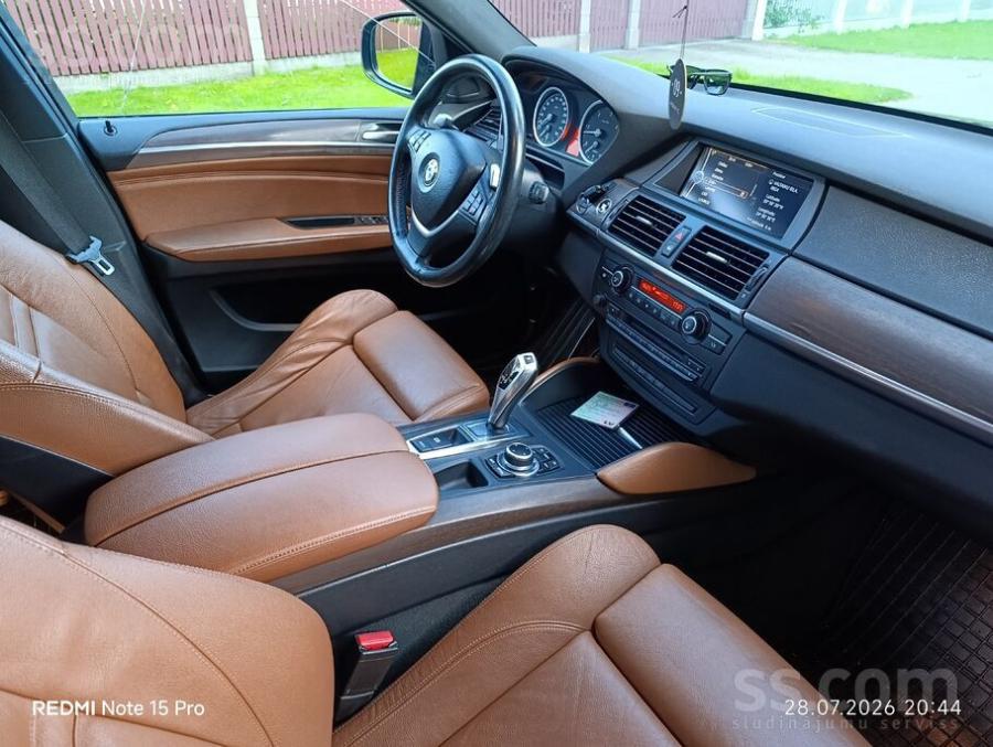 Melns BMW X6 2010 Rīga, ar dzinēja tilpumu 3.00 L un nobraukumu 315 tūkst. km par 9990 €, foto 19 vietnē AUTOMOTO.COM.LV