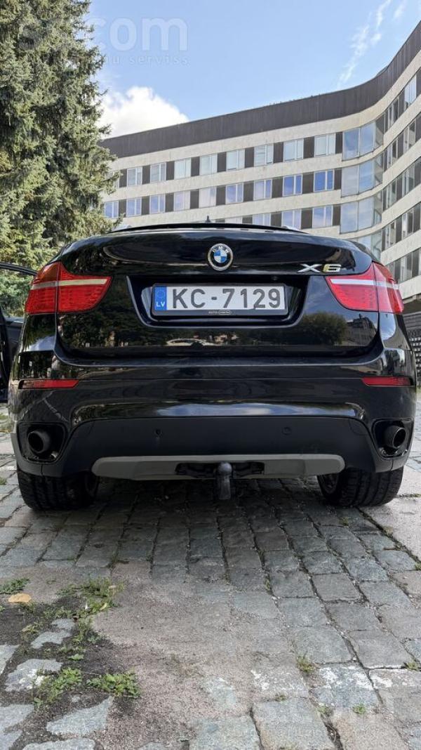 Melns BMW X6 2010 Rīga, ar dzinēja tilpumu 3.00 L un nobraukumu 474 tūkst. km par 9800 €, foto 6 vietnē AUTOMOTO.COM.LV