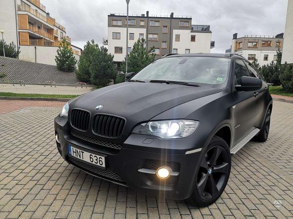 Melns BMW X6 2010 Klaipėda, ar dzinēja tilpumu 3.00 L un nobraukumu 300 tūkst. km par 9900 €, foto 5 vietnē AUTOMOTO.COM.LV