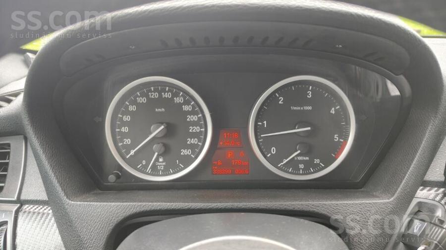 Melns BMW X6 2010 Rēzekne, ar dzinēja tilpumu 3.00 L un nobraukumu 338 tūkst. km par 11400 €, foto 7 vietnē AUTOMOTO.COM.LV