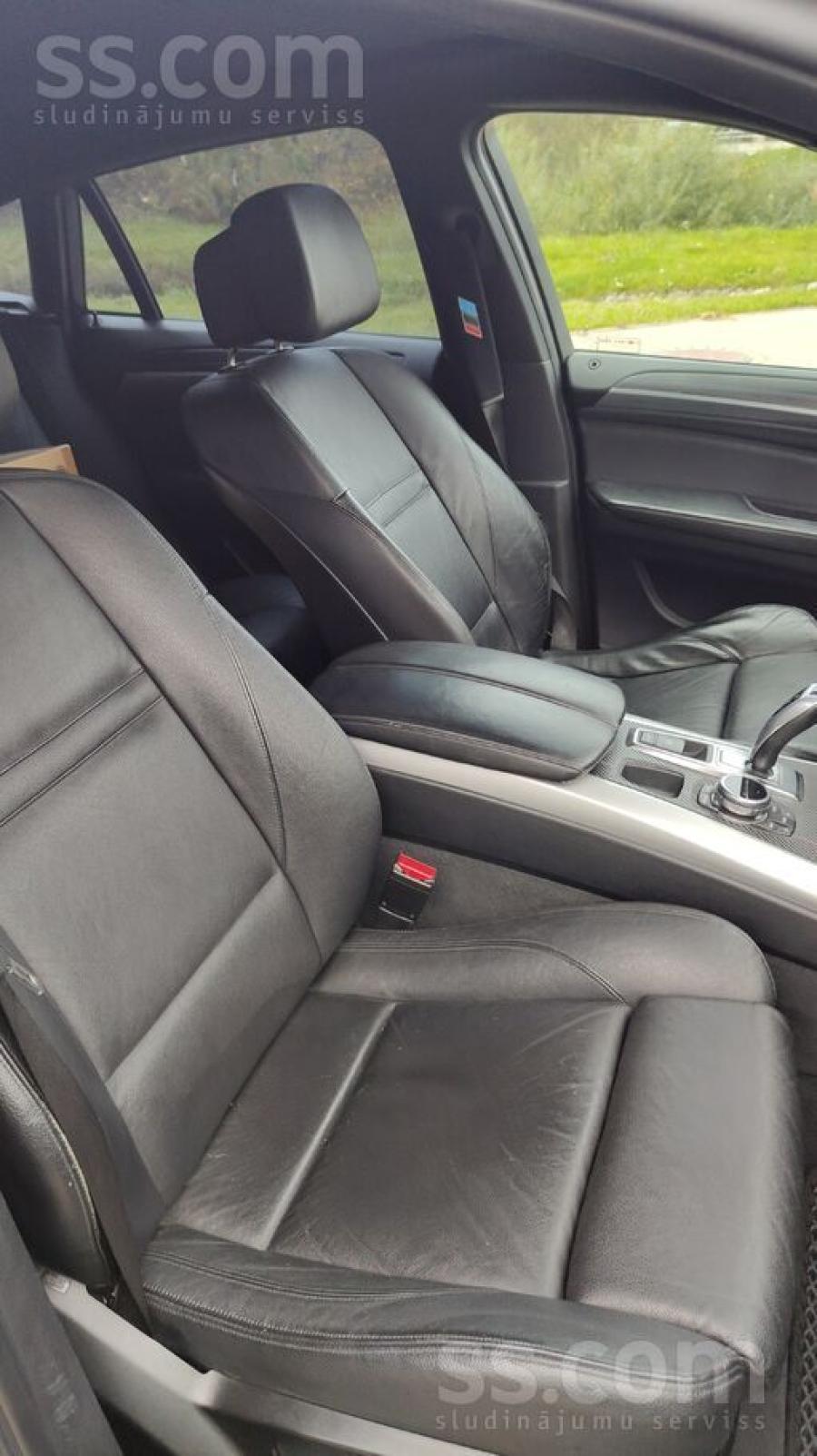 Melns BMW X6 2010 Rēzekne, ar dzinēja tilpumu 3.00 L un nobraukumu 338 tūkst. km par 11400 €, foto 9 vietnē AUTOMOTO.COM.LV