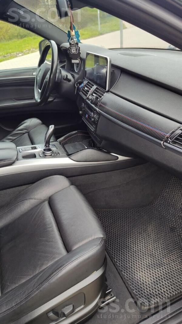 BMW X6 2010 Rēzekne vietnē Melns BMW X6 2010 Rēzekne, ar dzinēja tilpumu 3.00 L un nobraukumu 338 tūkst. km par 11400 €, foto 10 vietnē AUTOMOTO.COM.LV
